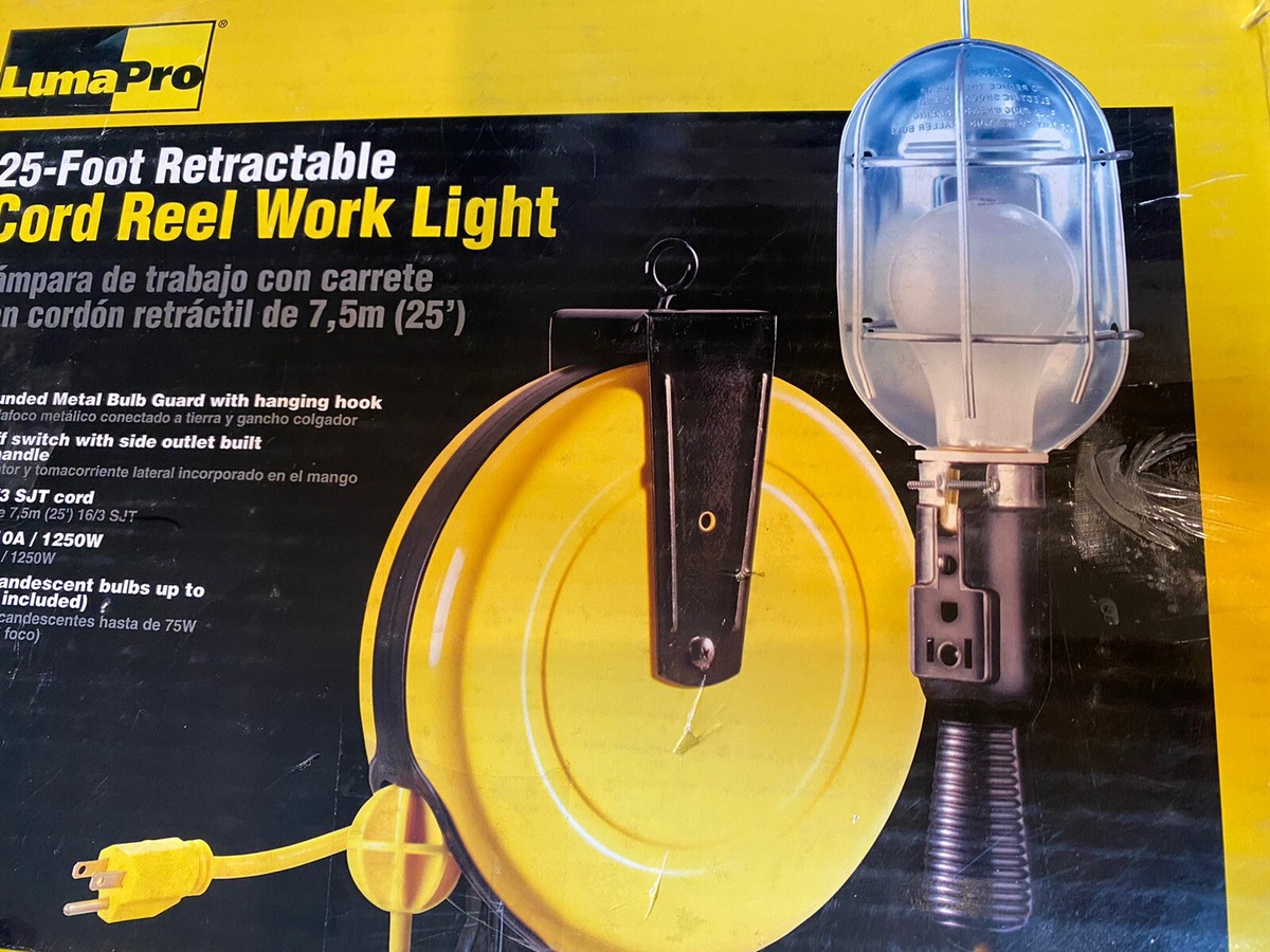 Light With Retractable Cord Reel Wholesale Retractable Cord Reel Led