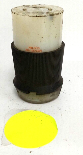 HUBBELL FEMALE END TWIST LOCK 30 AMP 125/250V HBL2713 | eBay