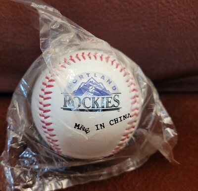 New Portland Rockies AT&T ball Baseball Sealed | eBay