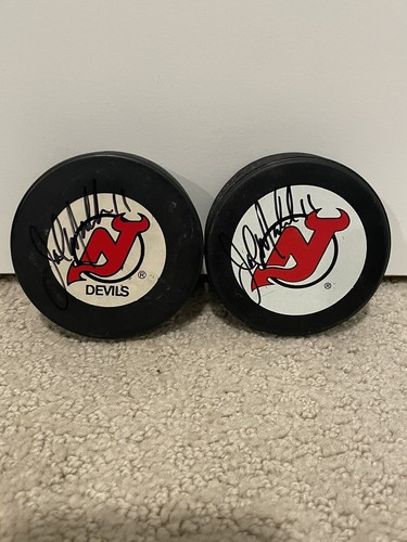 John Madden Autographed New Jersey Devils Hockey Pucks | eBay