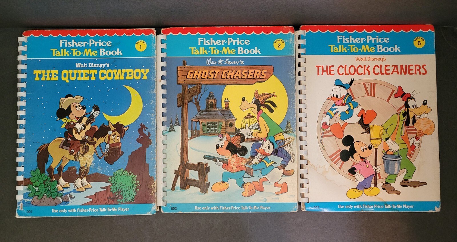 Lot of 3-Fisher Price talk to me book Disney Characters. NICE! | eBay