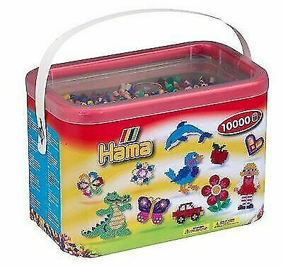 Hama 10,000 Beads in a Bucket, Multicolour - 28178320140 for sale ...