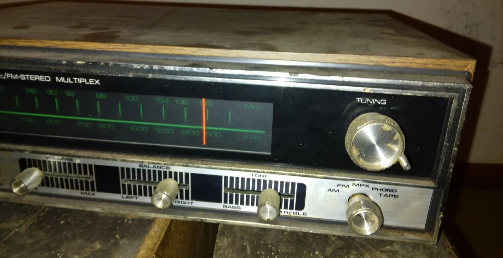 Vintage COMMODORE STEREO RADIO AM/FM SOUND Receiver - TESTED, WORKS! | eBay