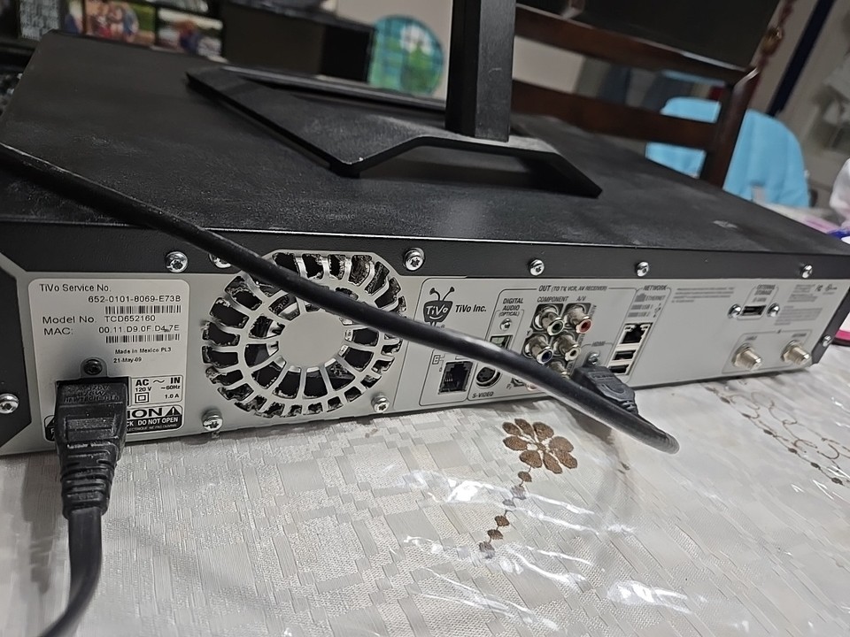 Tivo HD Digital Video Recorder TCD652160 Series-3 DVR HDMI Dolby in ...