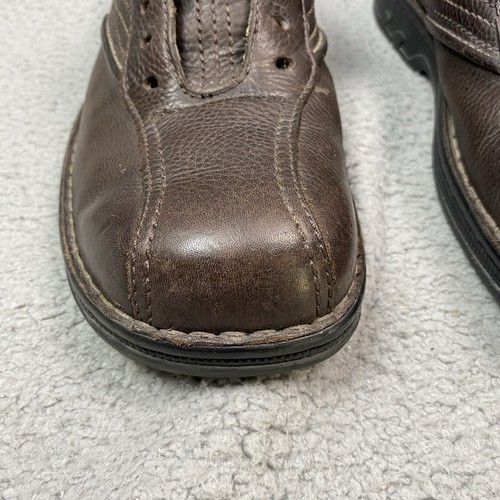 Merrell Men's Size 11.5 Brown Leather World Compass Stollen Lace Up ...