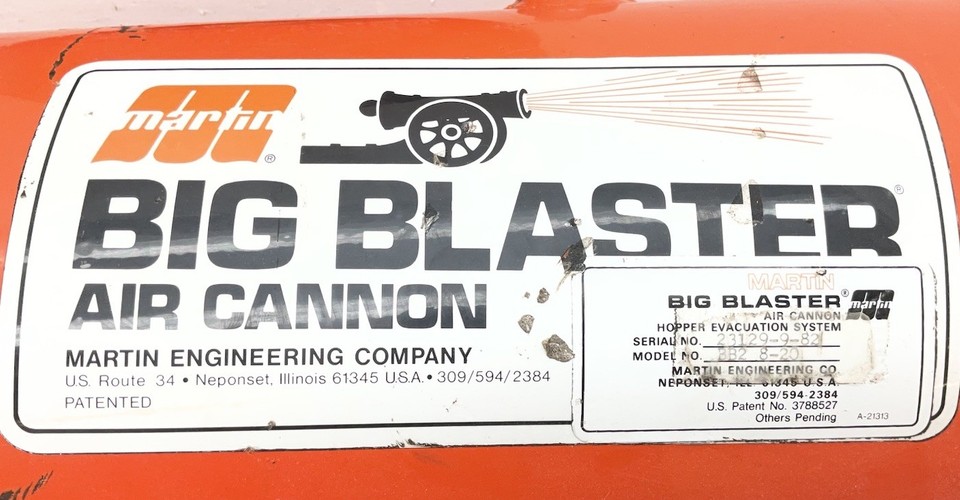 Martin Big Blaster 2” Model BB2-8-20 Air Cannon NEW | eBay