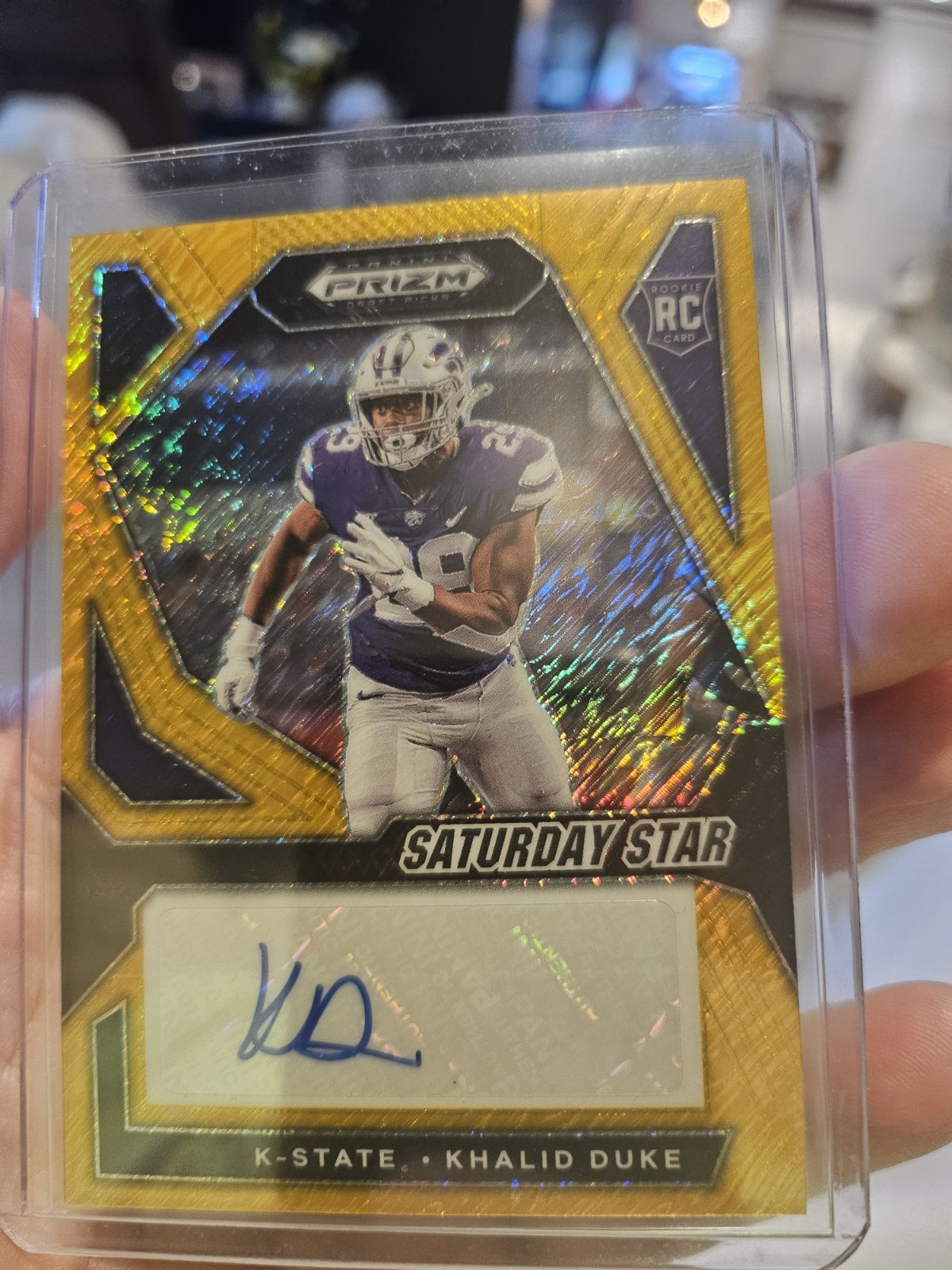 Khalid Duke 2024 Prizm Draft Picks #SSS-KDE Saturday Star Signatures ...