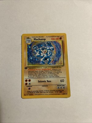 Machamp 1st edition base set | eBay