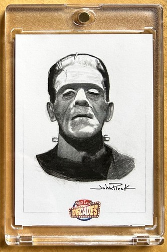 2024 Wild Card Decades Universal Monsters Frankenstein 1/1 Sketch ...