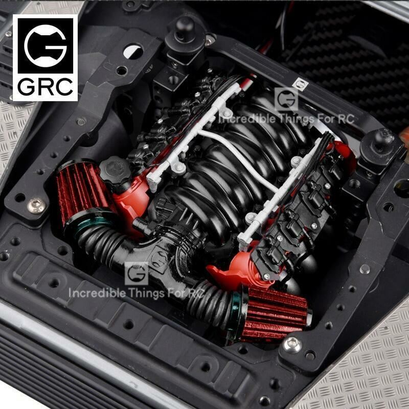 Simulation Engine Intake Air Filter Mushroom Head LS7 Engine Decor 1/10 ...