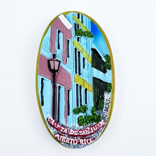 Caribbean Puerto Rico San Juan Rainbow House Fridge Magnets. | eBay