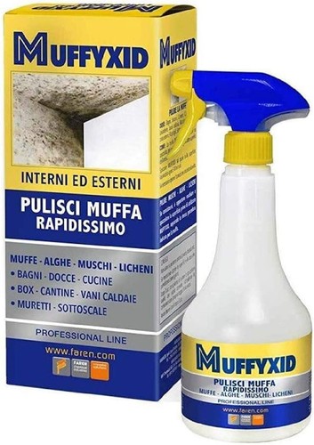 Spray Antimuffa Muffyxid 500ml Trattamento Risolve Rapidamente Problemi ...