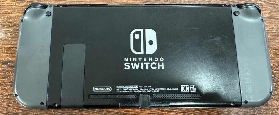 Nintendo Switch V1 Unpatched Handheld Console System Gray Joycons ...