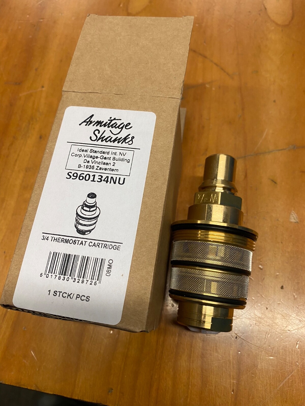 Armitage Shanks S960134NU Thermostatic Cartridge Assembly - Brass for ...