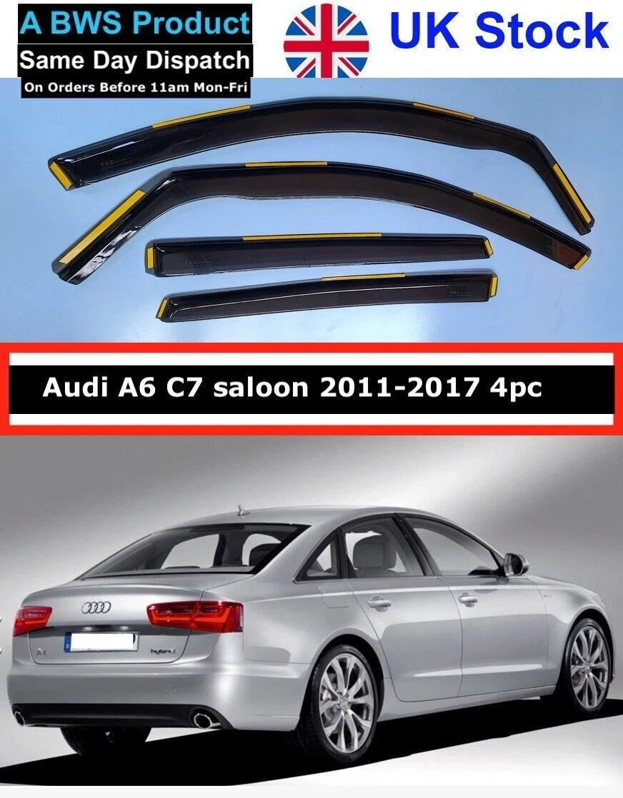 JSP Window Vent Visor For Audi A6 Sedan 2015-2018 Tape-On, 54% OFF