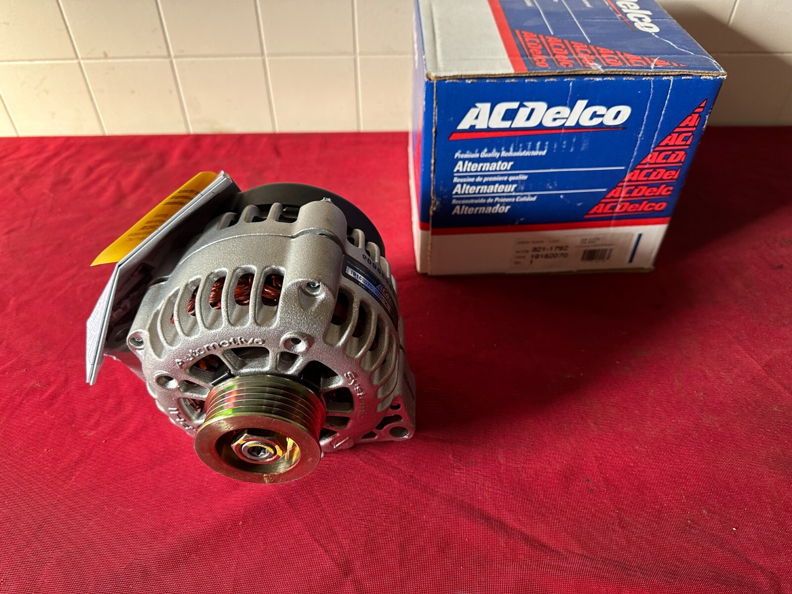 NOS REMAN 1999-2002 CHEVY CAVALIER SUNFIRE ACDELCO ALTERNATOR 19152070 ...