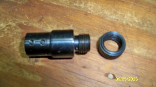 Pneumatic PCP Air Rifle Barrel Muzzle Brake Adapter with Cap (Titan) | eBay
