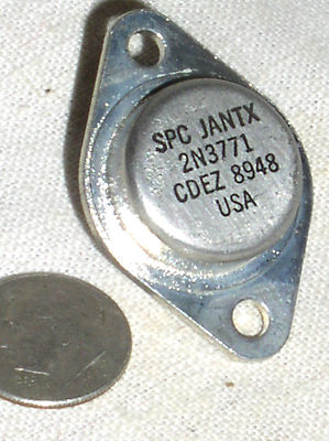 1 JANTX2N3771 JAN 2N3771 40V V 30 A AMP MIL MILITARY NPN TRANSISTOR TO ...