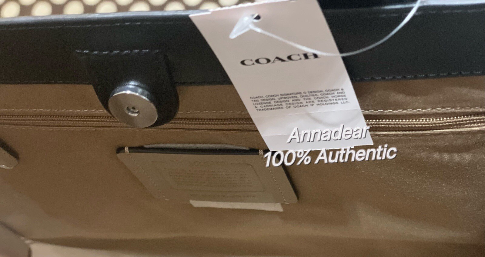 NWT Coach Smith Tote With Checkerboard Print CR101 Silver/Black/Chalk ...