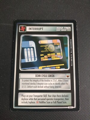 Scan Cycle Check - Star Trek ccg | eBay