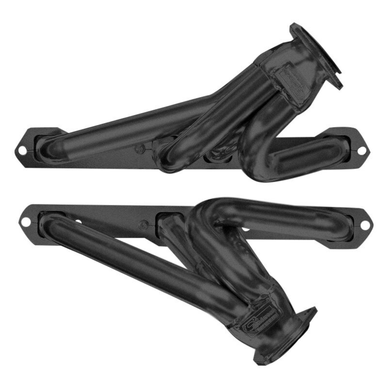 Ford Y-Block V8 256 1955 1957 Thunderbird Black Coated Exhaust Headers ...