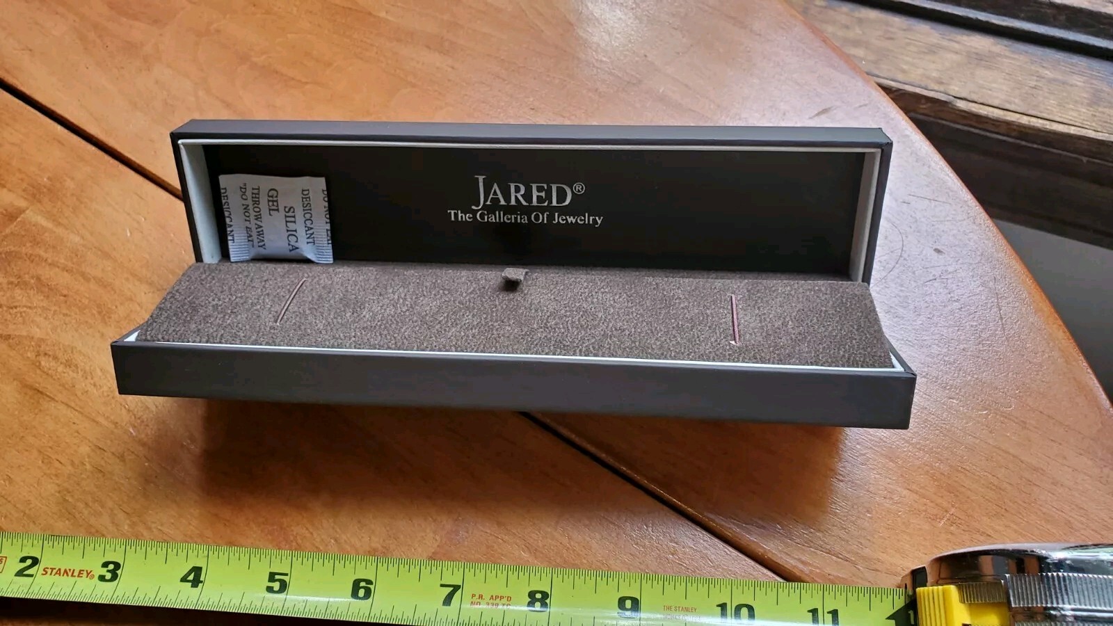 EMPTY Jared Galleria of Jewelry Necklace Velvet Display Gift Box Brown ...