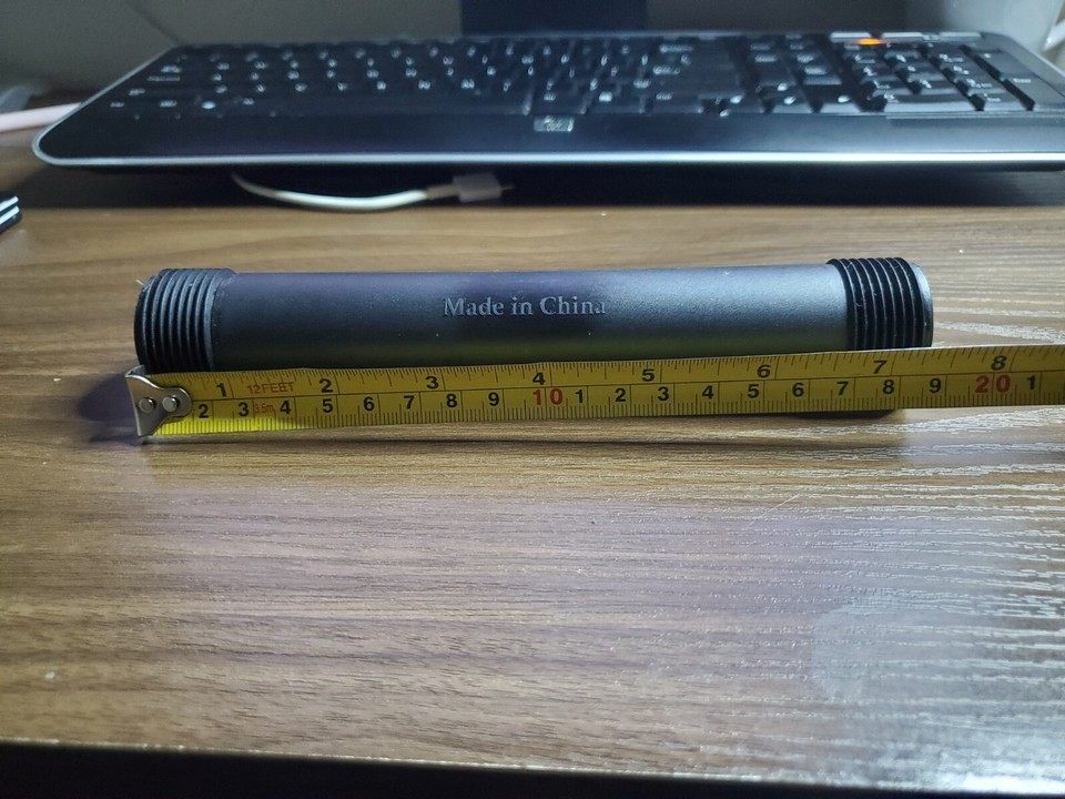 Three (3) Water Meter Idler/Spacer Tubes 3/4" Size Meter 7.5" Poly + 2 ...