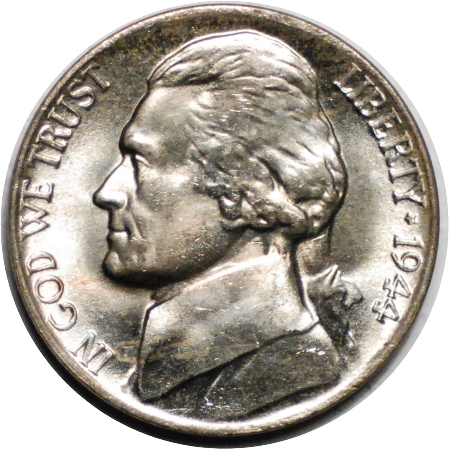 1944-P Jefferson Nickel - Near Gem BU - Type 2 Silver #354 | eBay