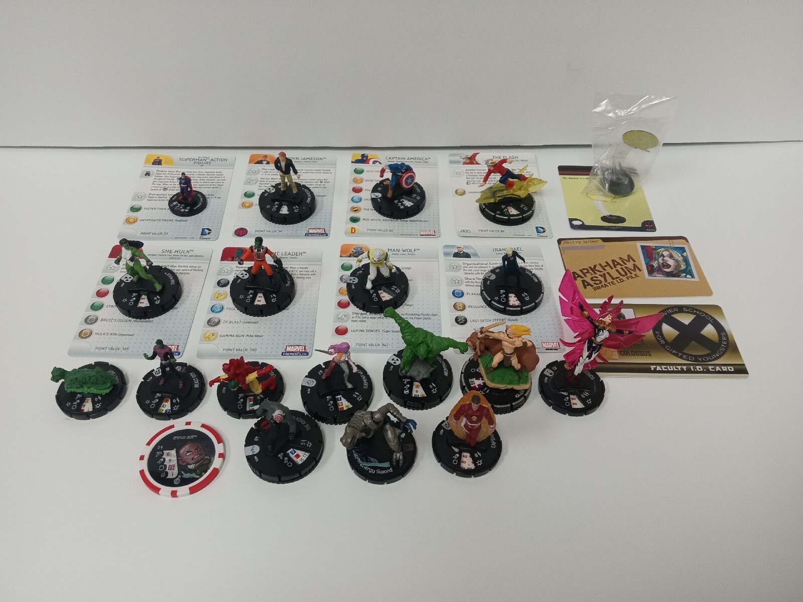 Heroclix Marvel DC Figure Lot Flash Captain America | eBay