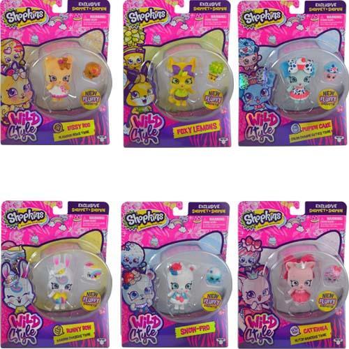 Shopkins Shoppet Wild Style Season 9 Kissy Boo Caterina AmBear Bow for ...