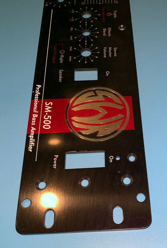 ORIGINAL SWR SM 500 Bass Amp FRONT PANEL | eBay