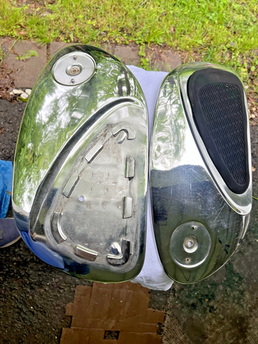 Honda, CB77, CB72, Original, Fuel Tank Panels | eBay