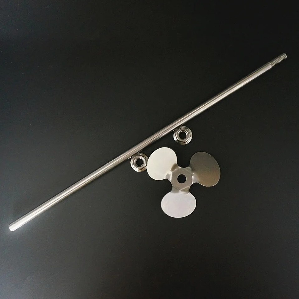 Three Leaf Paddle Stirrer Blade Lab Stainless Steel Durable Agitating ...