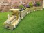 Train Steam Engine Wooden Decking Garden Herb Planter Plant Pot ...