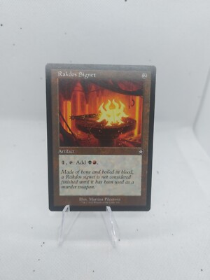 Rakdos Signet MTG Brothers War Commander Common NM x1 - Retro Frame ...