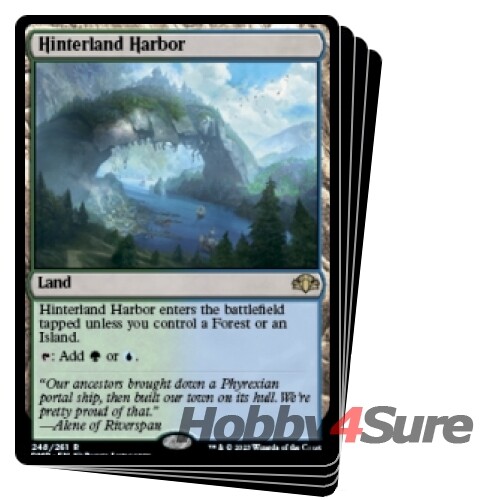 Hinterland Harbor X4 M/NM Magic: The Gathering MTG Dominaria Remastered ...