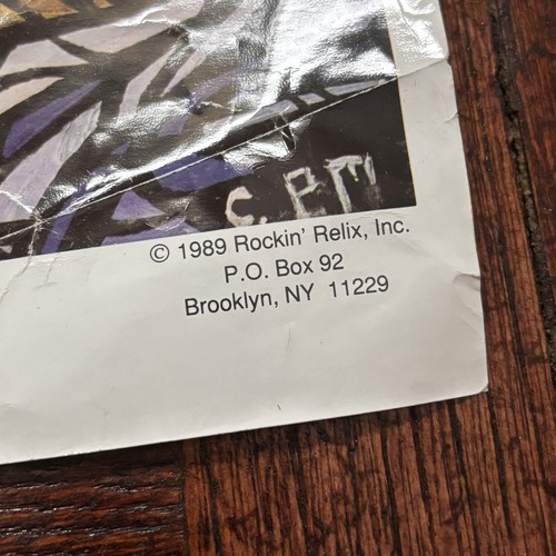 Vintage 1989 Grateful Dead-On Tour-Poster 19x25” J. Row Relix AS-IS | eBay