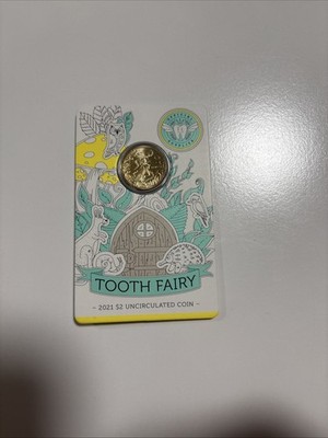 Australia 2021 $2 Two Dollars Tooth Fairy RAM Card Uncirculated Coin In ...