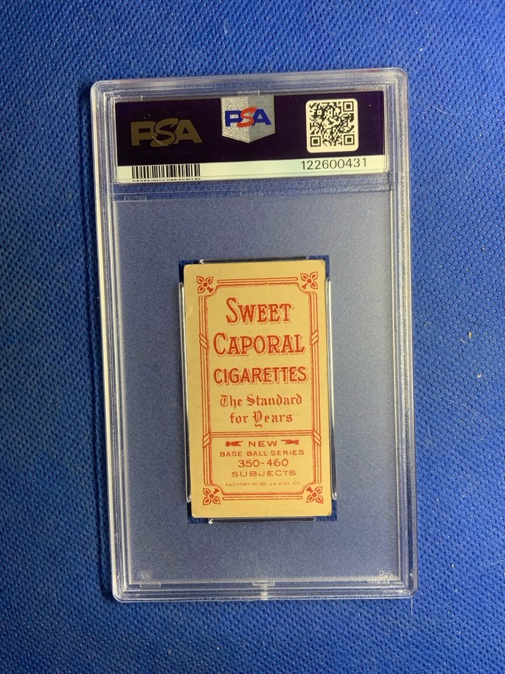 1909-11 T206 Ed Abbaticchio Blue Sleeves Sweet Caporal 350-460/30 PSA 2 ...