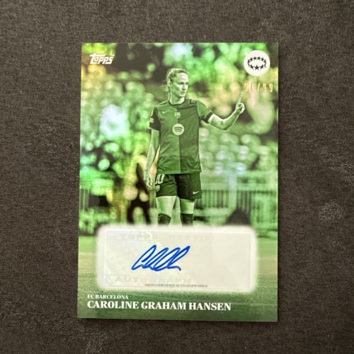 2024-25 Topps Simplicidad - Caroline Graham Hansen - Green Autograph ...