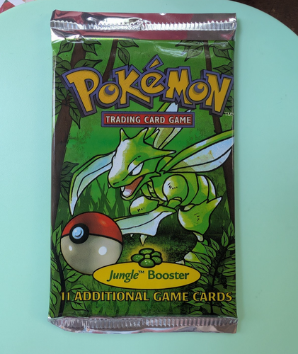 1999 Pokemon Jungle Booster Pack - Factory Sealed, Scyther Art | eBay