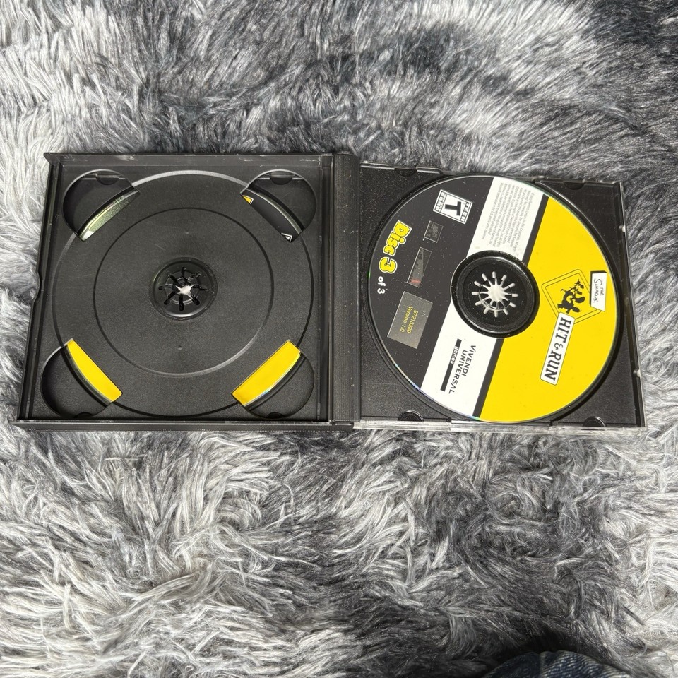 Simpsons: Hit & Run PC CD-ROM Missing Disc 1!!!!!!!!!!!!!!! 20626721325 ...