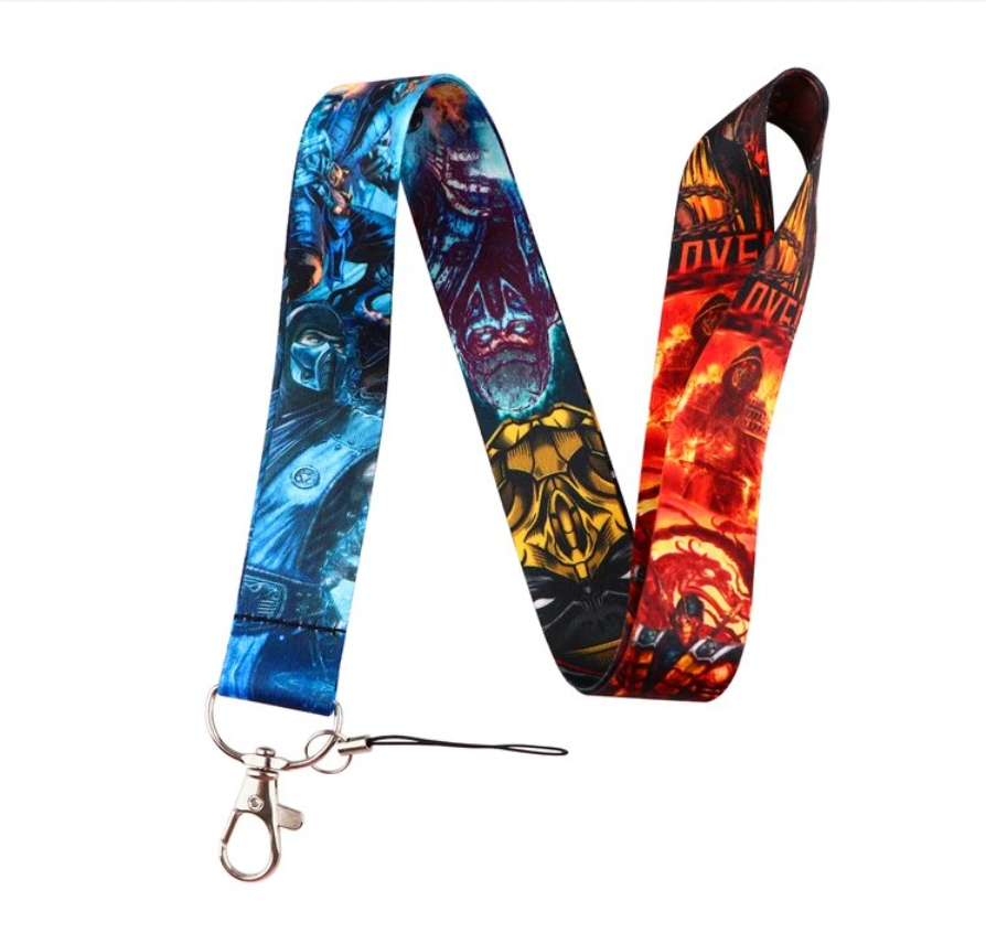Mortal Kombat Fighting Game Movie Sub-Zero Scorpion Lanyard With ID ...