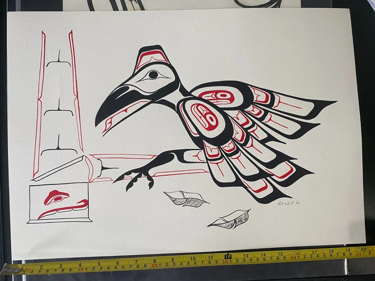 Native American Raven Art