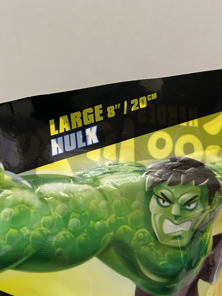 Heroes of Goo Jit Zu Marvel Supagoo Incredible Hulk 8 inch Stretch Toy ...