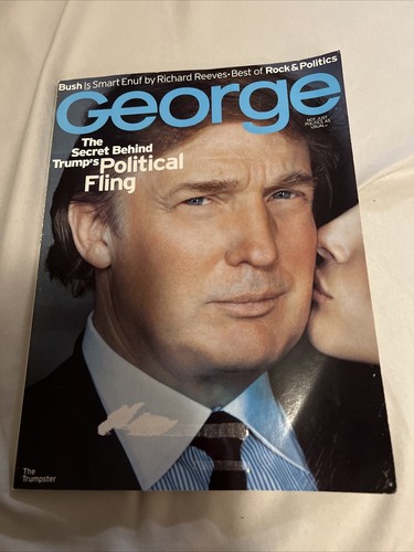 George Magazine DONALD TRUMP Trumpster Not Just Politics As Usual Feb ...