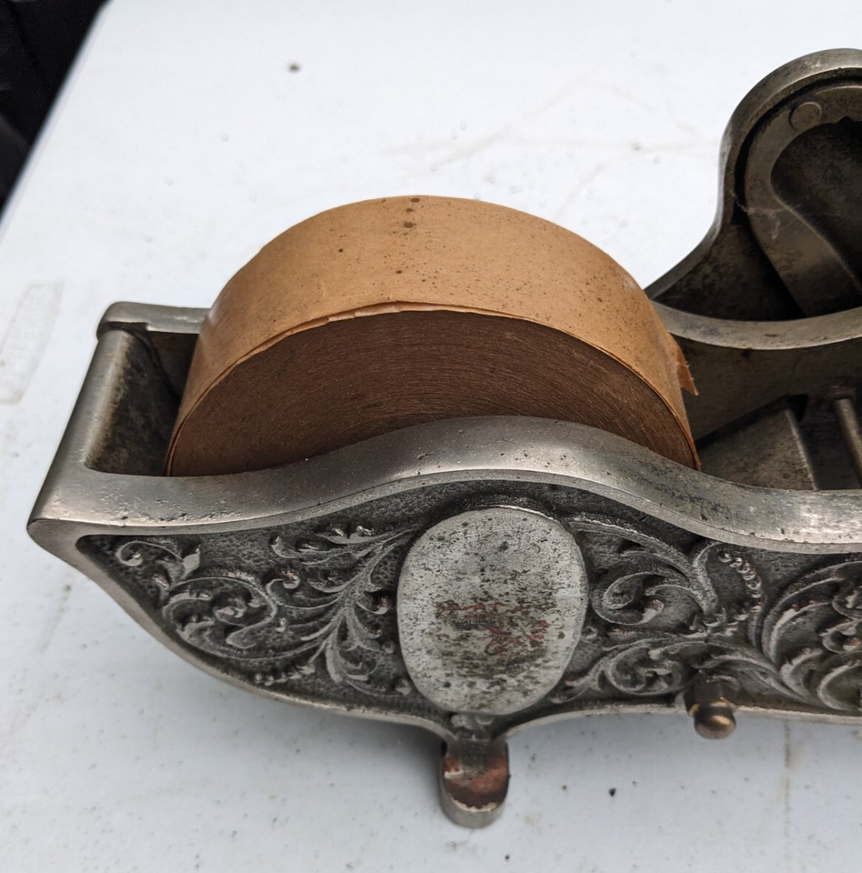 Antique tape dispenser ornate National Package Sealer Co. NCR style | eBay