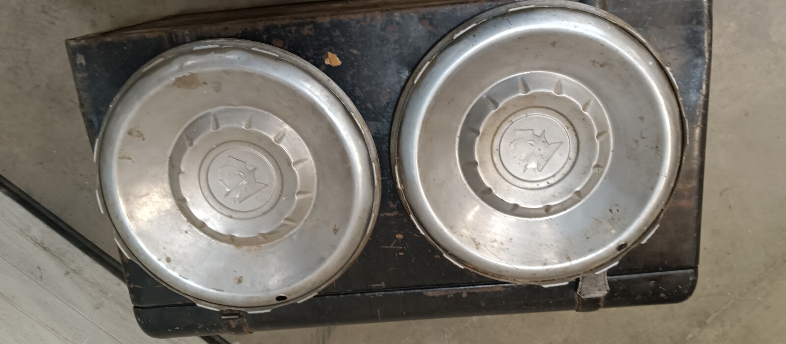 1954 Mercury "OEM" 15" "Merc Man" Hub Cap Wheel Cover FoMoCo One Pair ...