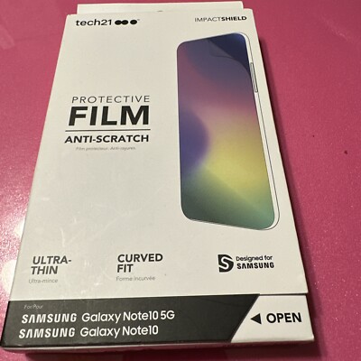 TECH21 IMPACT SHIELD ANTI SCRATCH FOR GALAXY NOTE 10 5G BULLET SHIELD ...