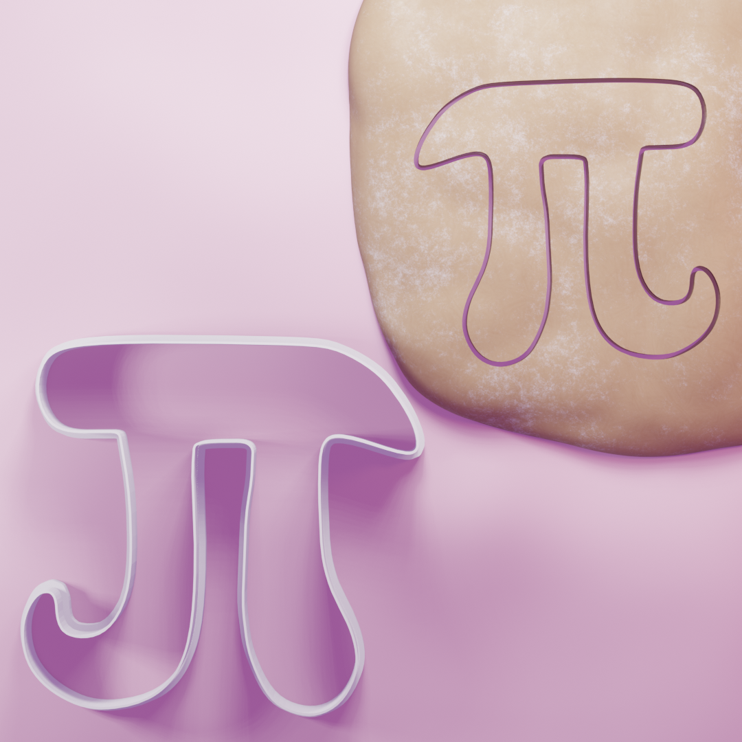 Pi Symbol Cookie Cutter - Pi Day Biscuit Cutter - 3 Sizes Available | eBay